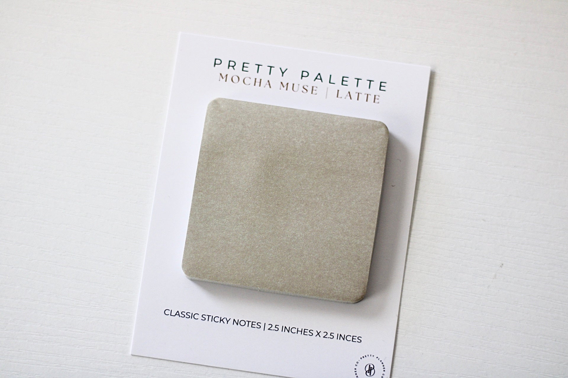 Mocha Muse Classic Sticky Notes | Latte