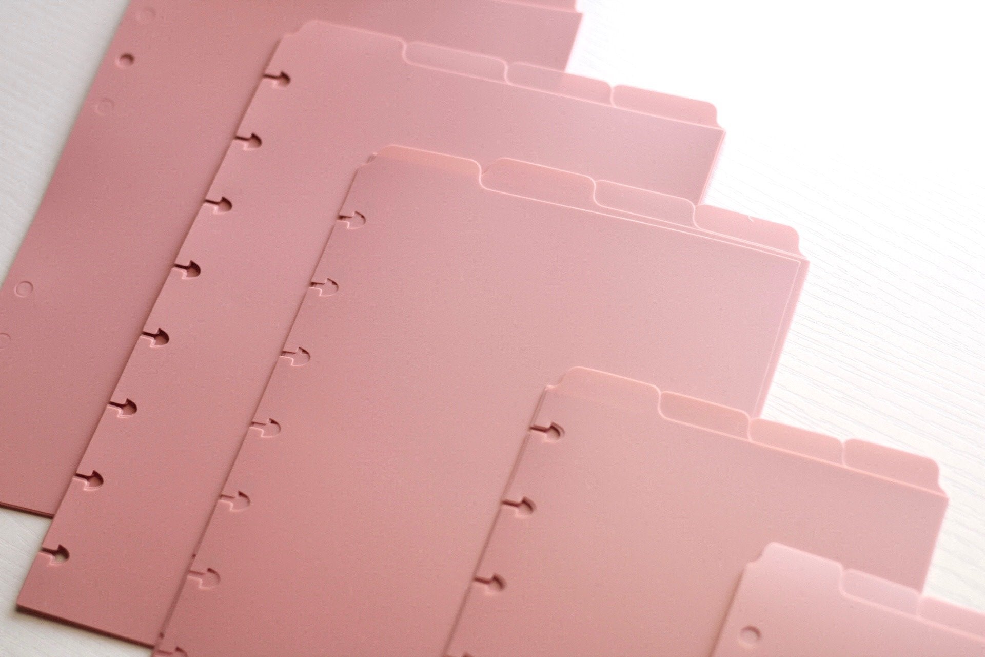 Pretty Rosé 4-Top Tab Dividers
