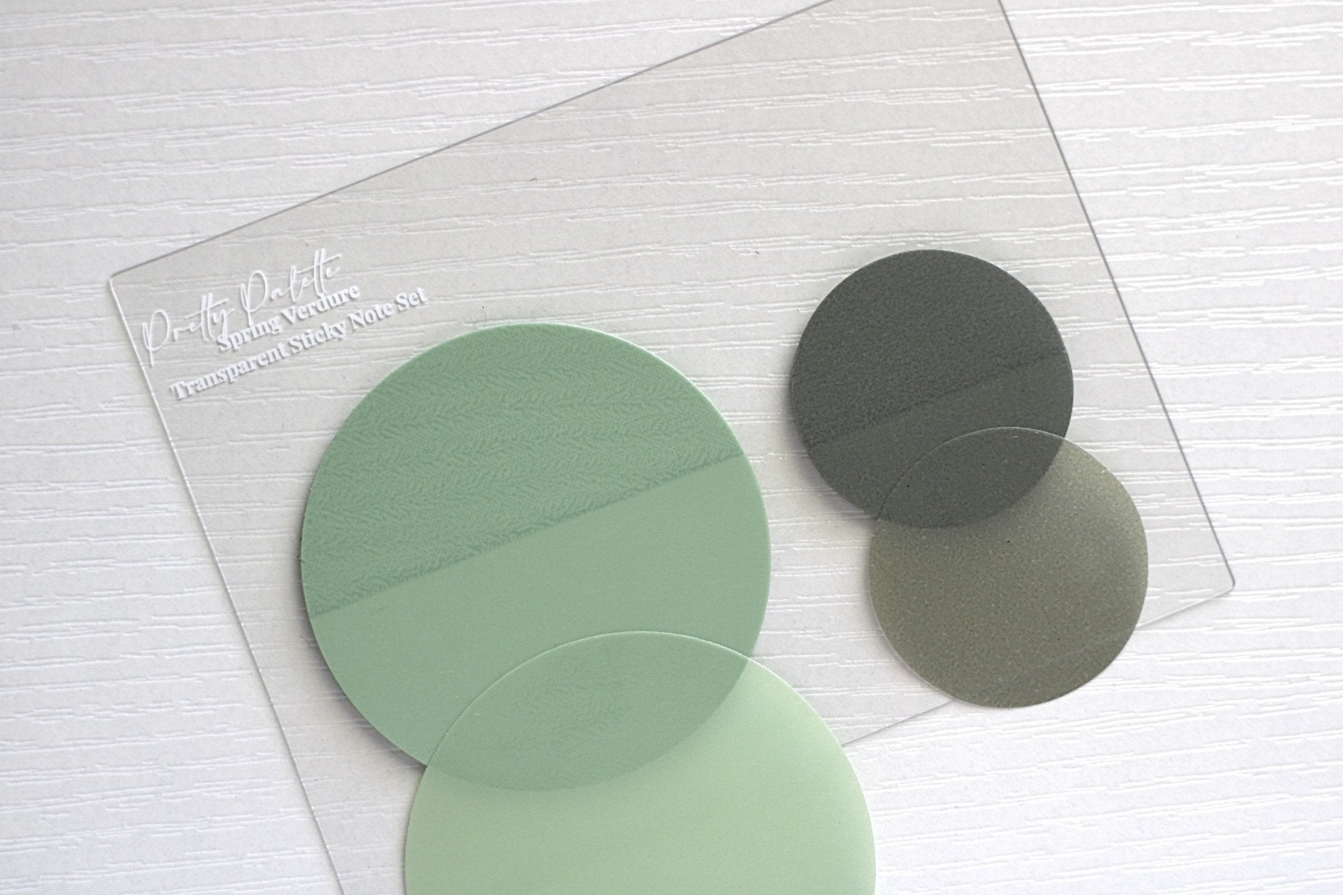 Fern Transparent Sticky Notes-Spring Verdure