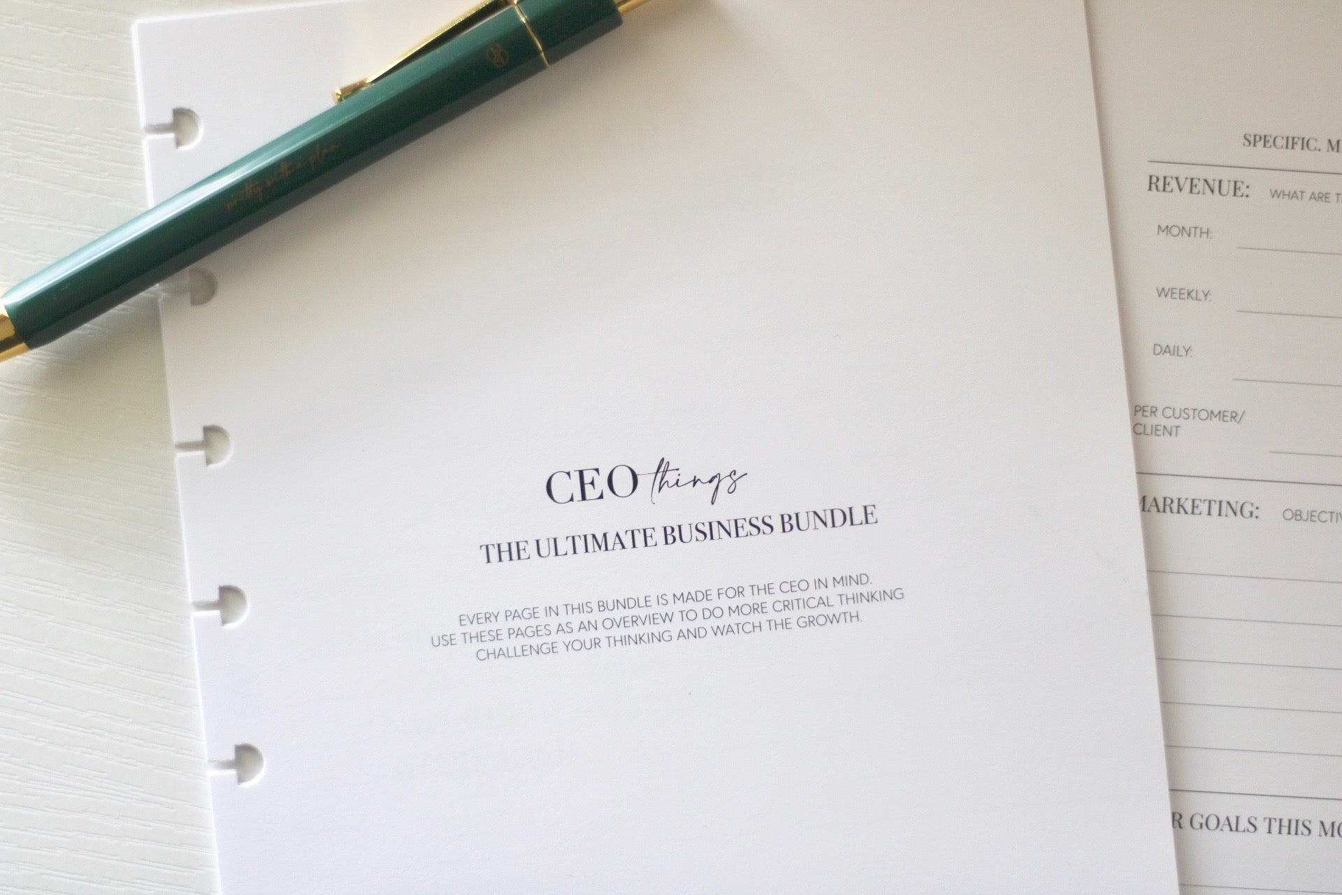 CEO Things Monthly Insert